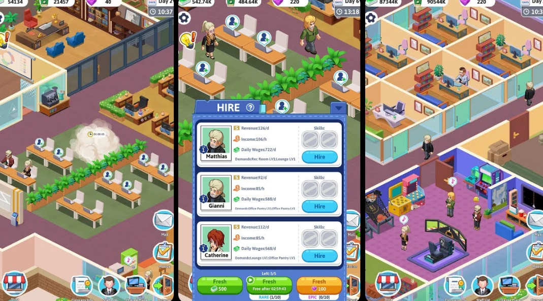 Idle Office Tycoon Mod APK 1.8.9 (Sınırsız Para)