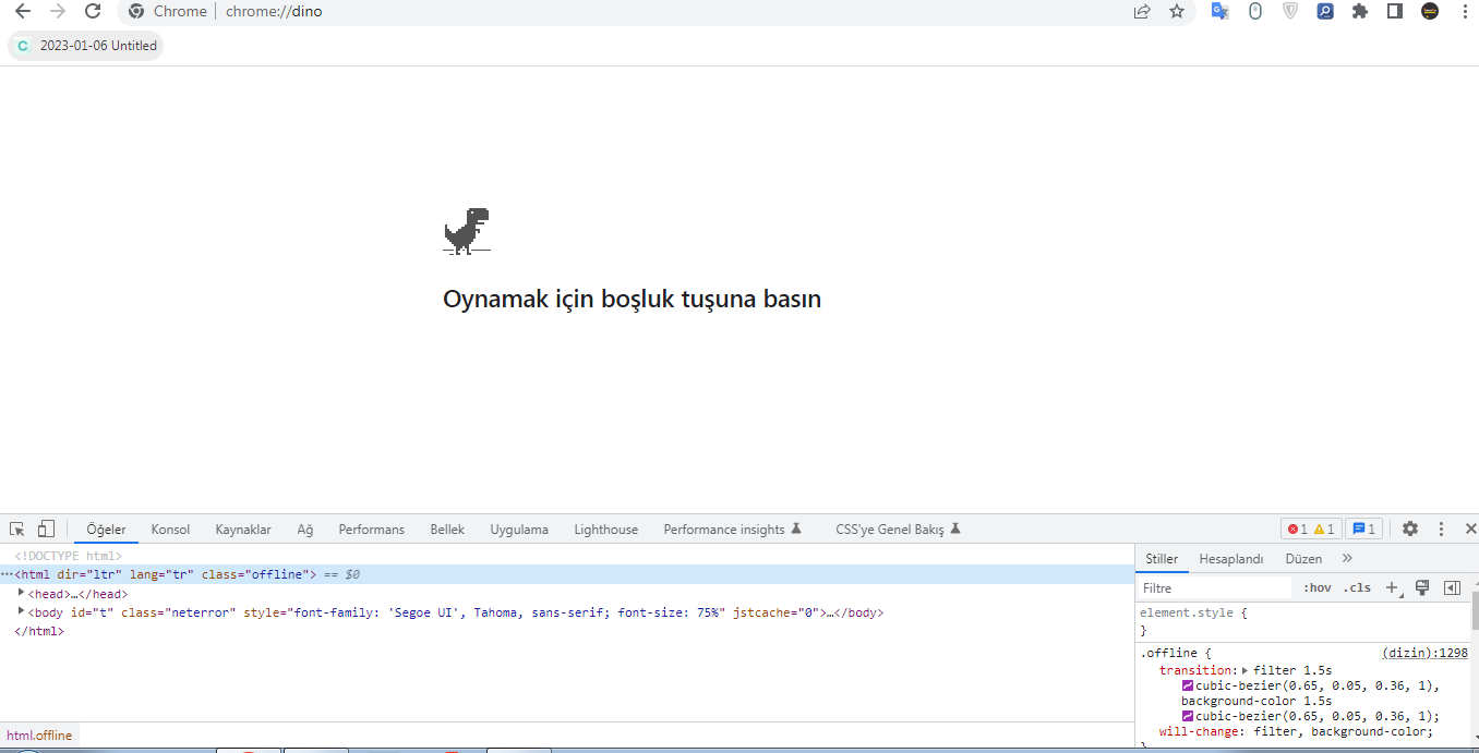Chrome Dino Hile Kodları, Chrome Dino Nasıl Açılır? 2023